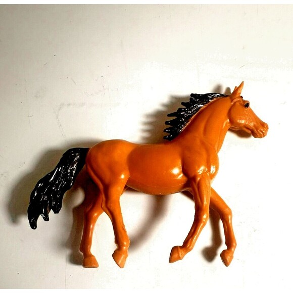 New-Ray | Toys | New Ray Toys Orange Black Horse Pvc Plastic Animal ...